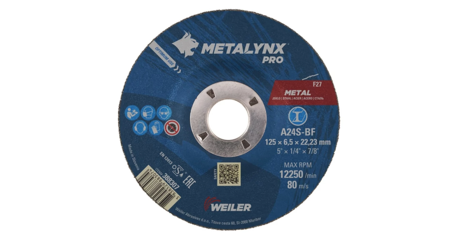 SWATYCOMET PROFESSIONAL METAL tisztítókorong fémre 150x4,0x22,2 A24S-BF ...