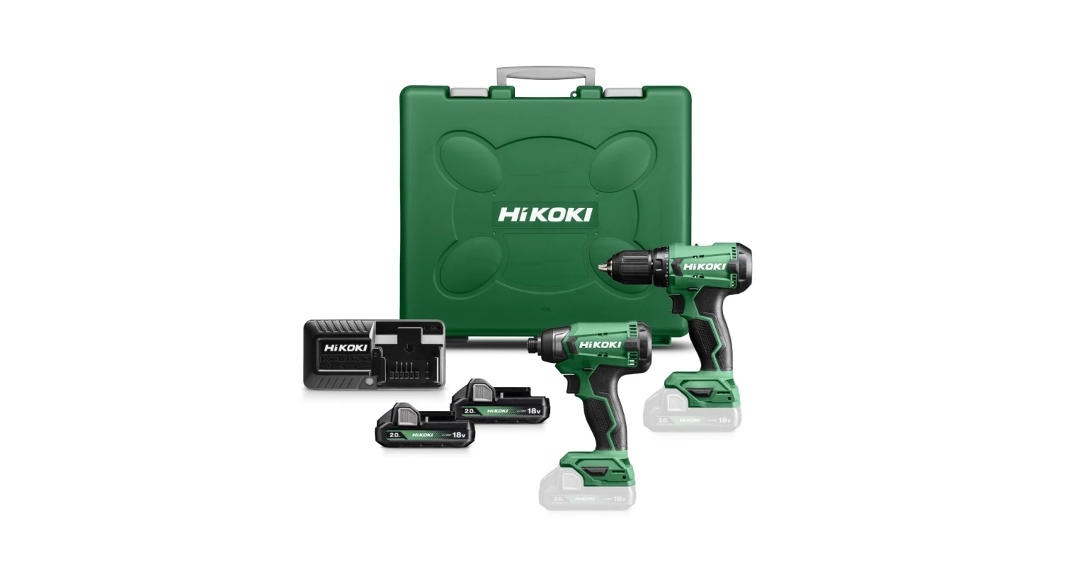 HIKOKI KC18DA-DS akkus szett DS18DA+WH18DA 2x2,0Ah 18V kofferben - SzerszámPlusz.hu